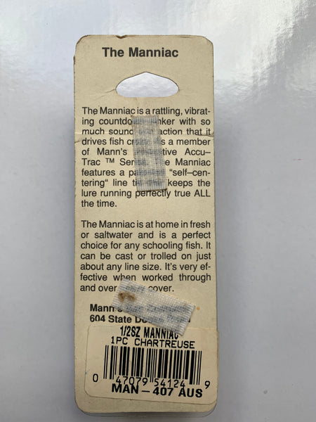 Mann’s The Manniac (407) – Fish In & Out